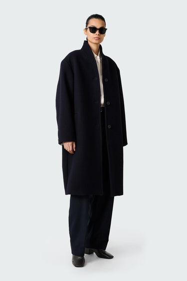 Morro Coat in Navy – L'ENSEMBLE